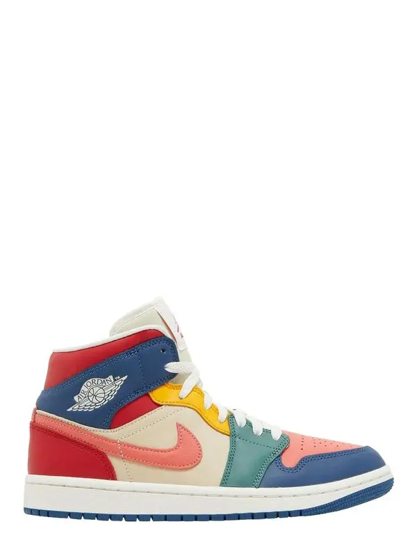 JORDAN 1 Mid Se Sneakers - Multicolor