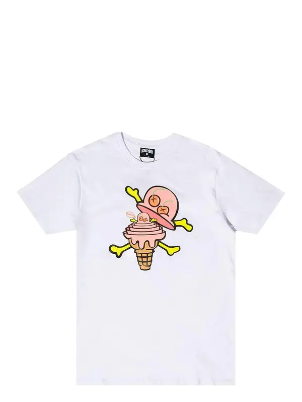 ICECREAM Nesting Short-sleeve Tee - White