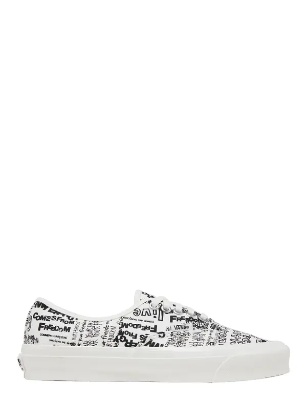 VANS Comme Des Garçons X Og Authentic Lx 'graffiti' Sneakers - White