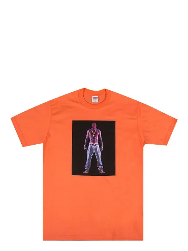 Supreme Tupac Hologram Tee 'neon - Orange