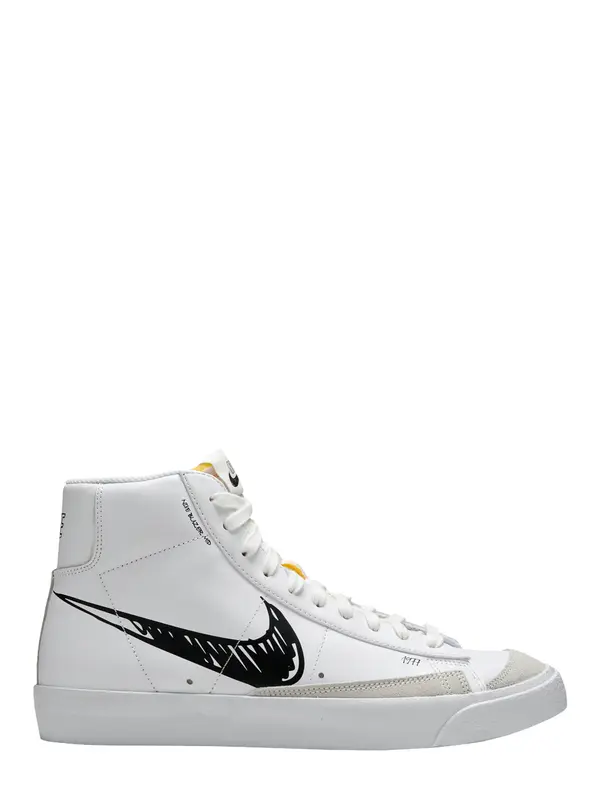 Nike Blazer Mid 77 Sketch Sneakers - White