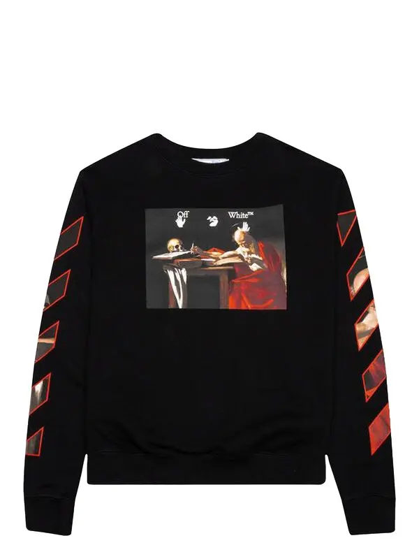 Off-White Caravaggio Slim Crewneck - Black