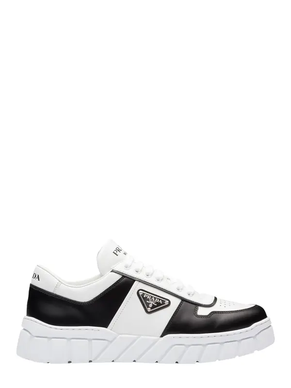 Prada Leather Sneakers - White