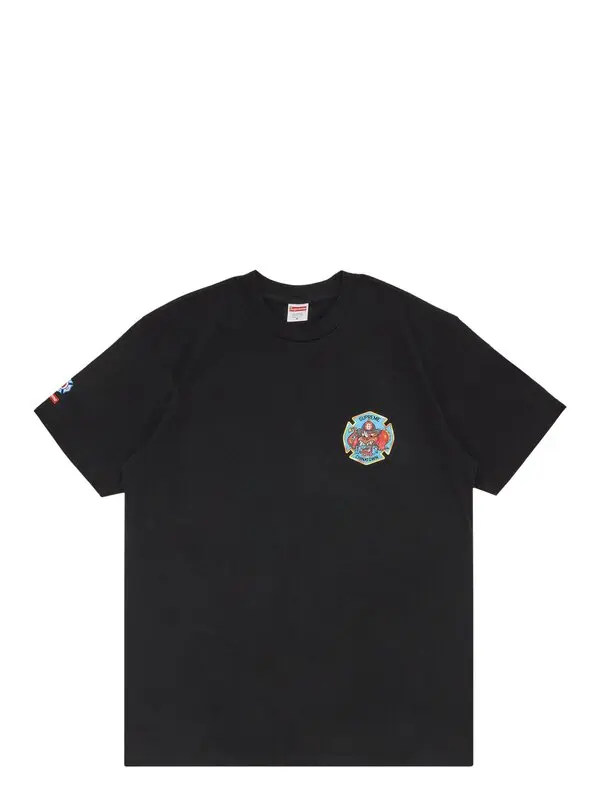 Supreme Fdny Engine 9 Tee - Black