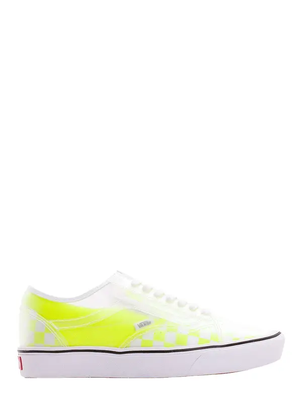 VANS Comfycush Slip-skool 'safety Checkerboard - Yellow