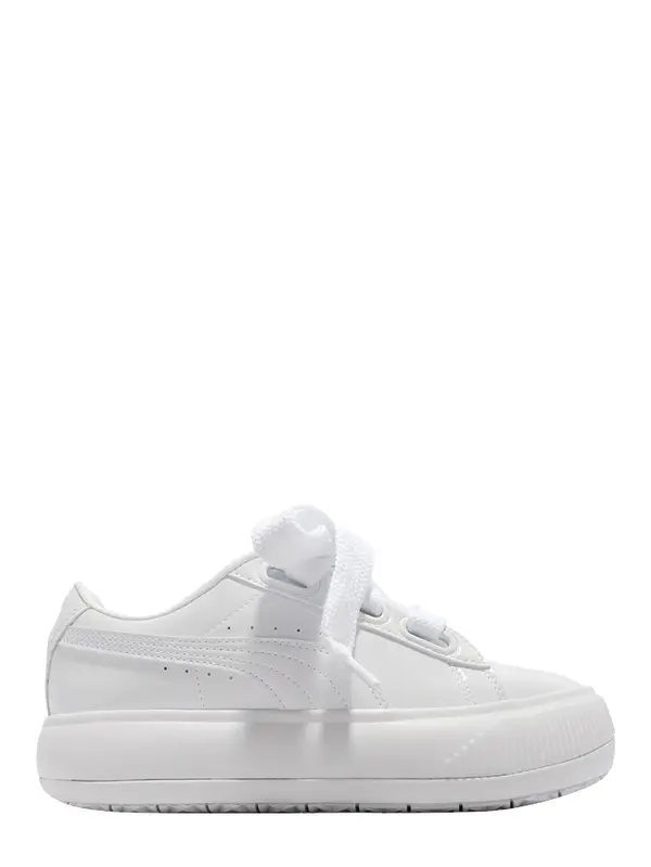 PUMA Suede Mayu Heart Patent Sneakers - White