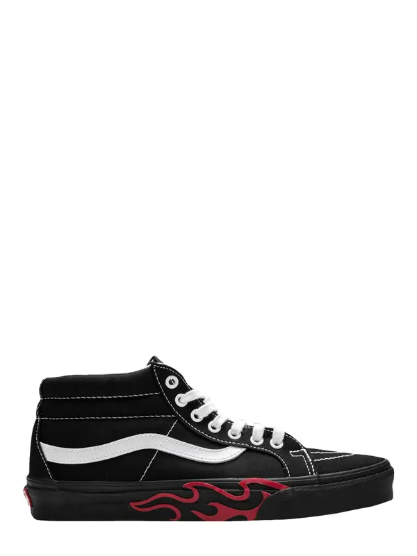 VANS Sk8-mid Flame Cut Out Sneakers - Black