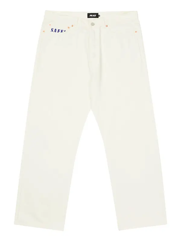PALACE Baggies Jeans - White