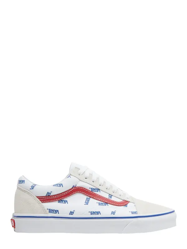 VANS Old Skool All Over Logo Sneakers - White