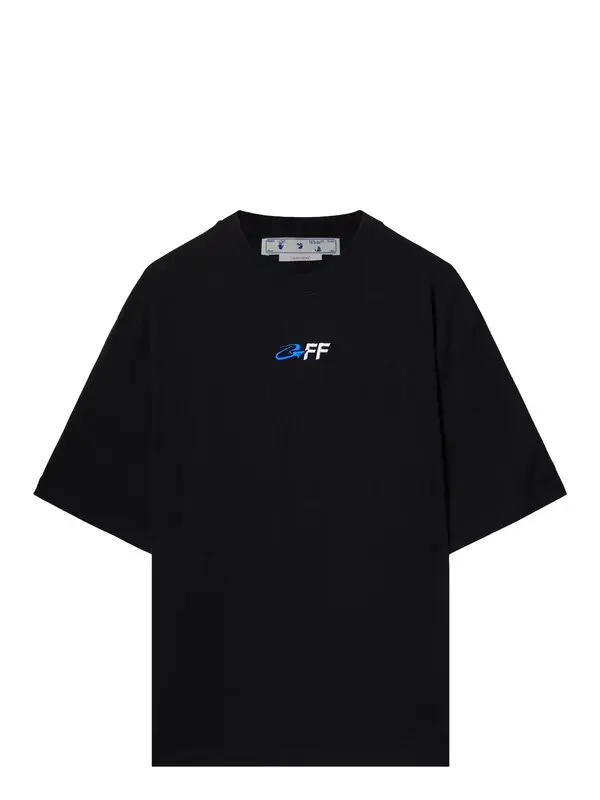 Off-White Exact Opp Over Skate Short-sleeve Tee /white - Black