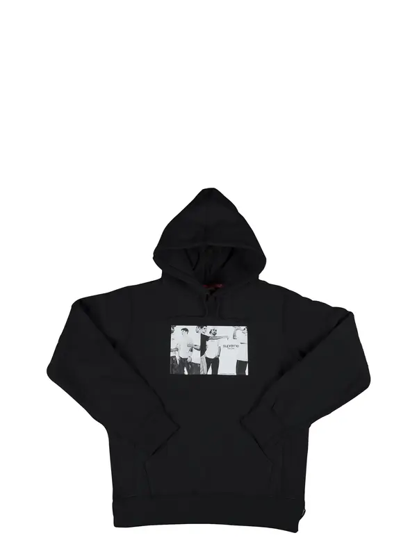 Supreme Classic Ad Hooded Sweatshirt - Black