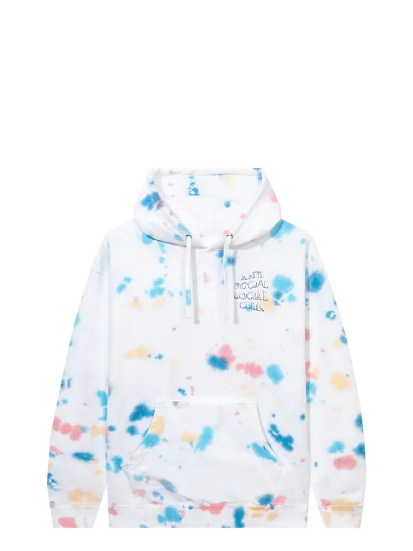 ANTI SOCIAL SOCIAL CLUB Freakshow Tie Dye Hoodie - White