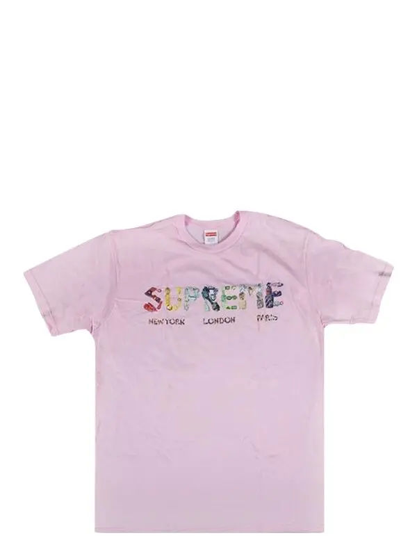 Supreme Crystals T-shirt - Pink