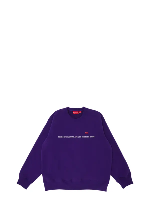 Supreme Shop Small Box Crewneck Los Angeles - Purple