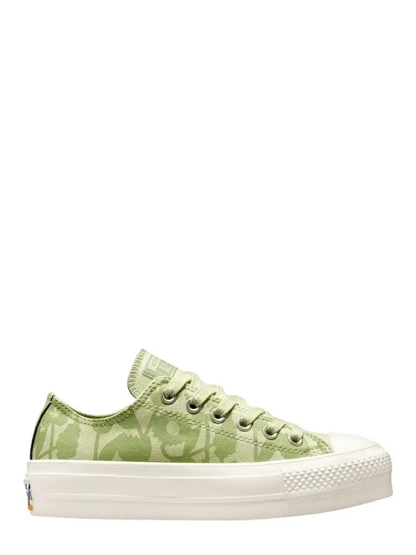 CONVERSE Chuck Taylor All Star Lift Platform Low Sneakers - Green