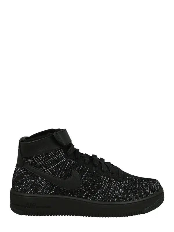 Nike Air Force 1 Flyknit Sneakers - Black