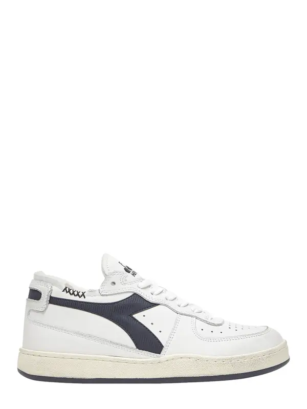 DIADORA Mi Basket Row Cut Sneakers - White