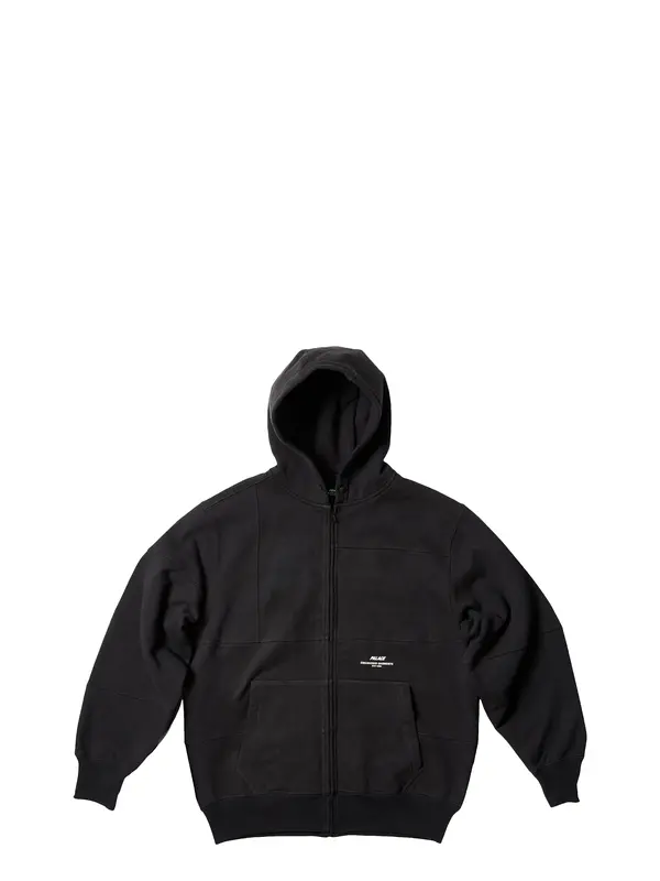 PALACE X Engineered Garments Heavy Patchwork Zip Hood - Black