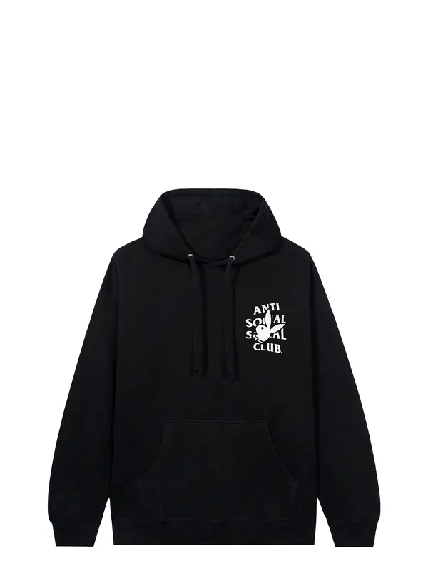 ANTI SOCIAL SOCIAL CLUB X Playboy Bunny Logo Hoodie - Black