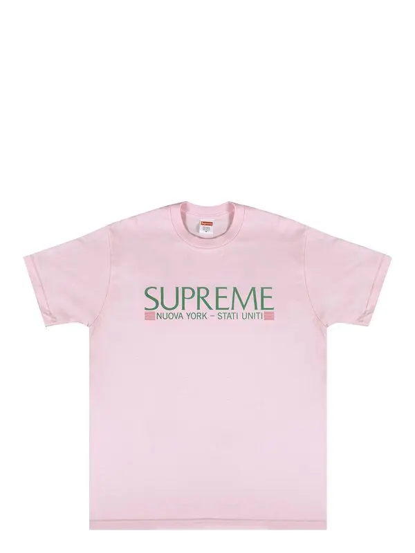 Supreme Nuova York Tee 'light - Pink