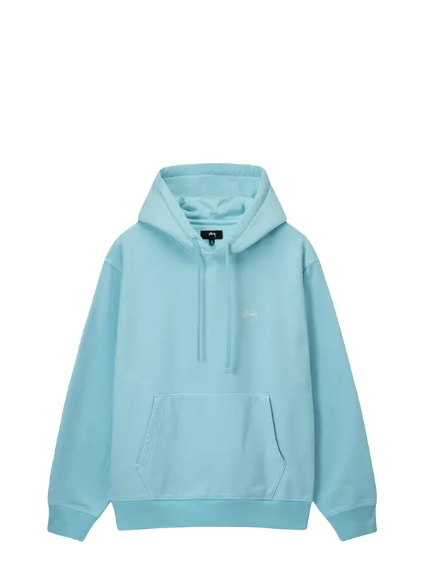 StÜssy Overdyed Stock Logo Hoodie - Blue