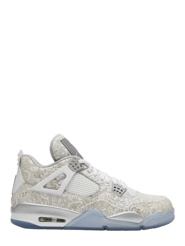 JORDAN 4 Retro '30th Anniversary Laser' Sneakers - White