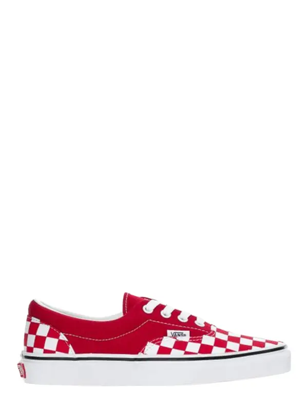 VANS Era Checkerboard Sneakers - Red