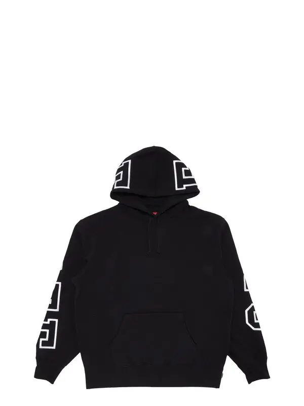 Supreme State Hooded Sweatshirt - Black