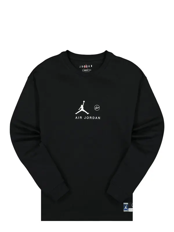 JORDAN X Fragment Long-sleeve T-shirt /reflective Silver - Black