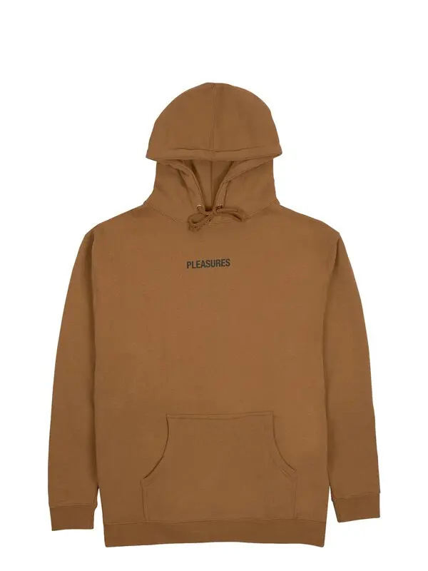PLEASURES Flying Hoodie - Brown