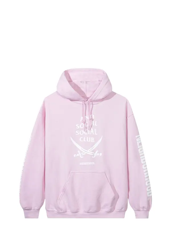 ANTI SOCIAL SOCIAL CLUB X Neighborhood 6ix Hoodie - Pink