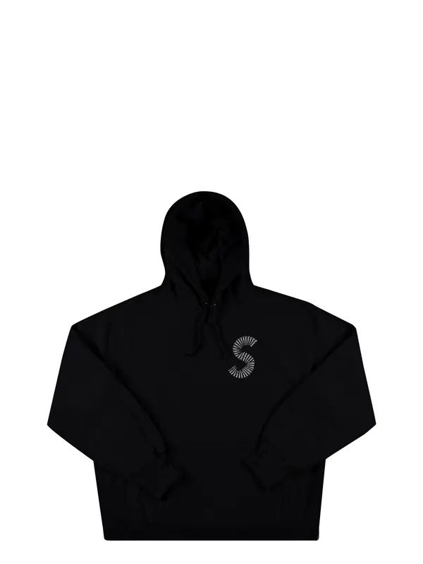 Supreme Logo Hooded Sweatshirt - Black
