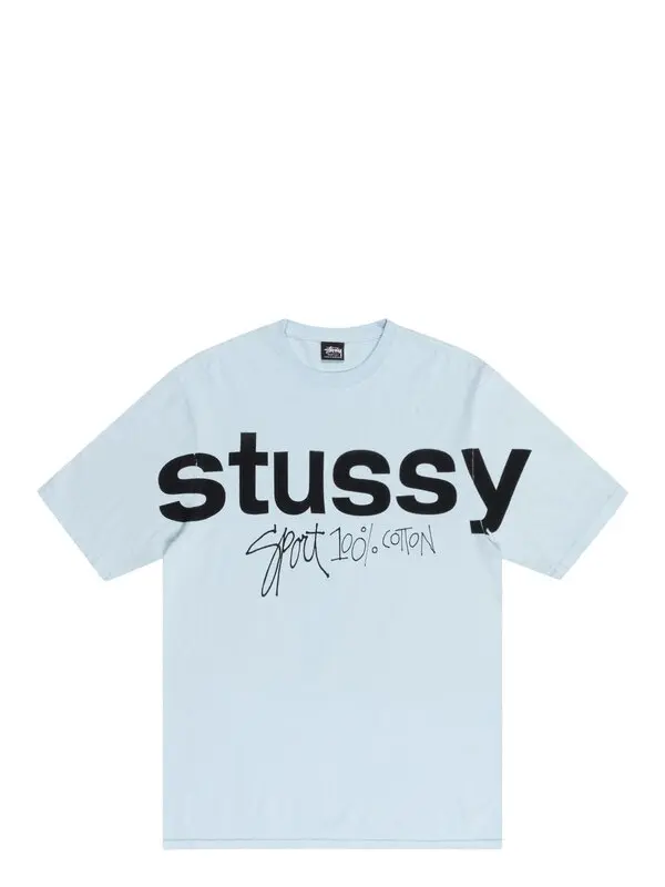 StÜssy Sport 100% Pigment Dyed Tee 'sky - Blue