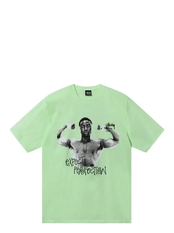 StÜssy X Martine Rose Stand Firm Pigment Dyed Tee 'patina - Green
