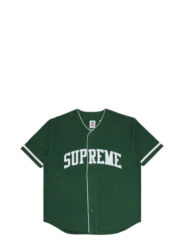 Supreme X Timberland Baseball Jersey - Green