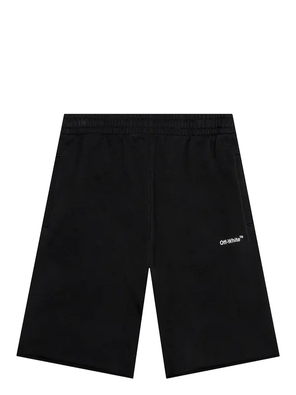 Off-White Wave Diag Sweatshorts - Black