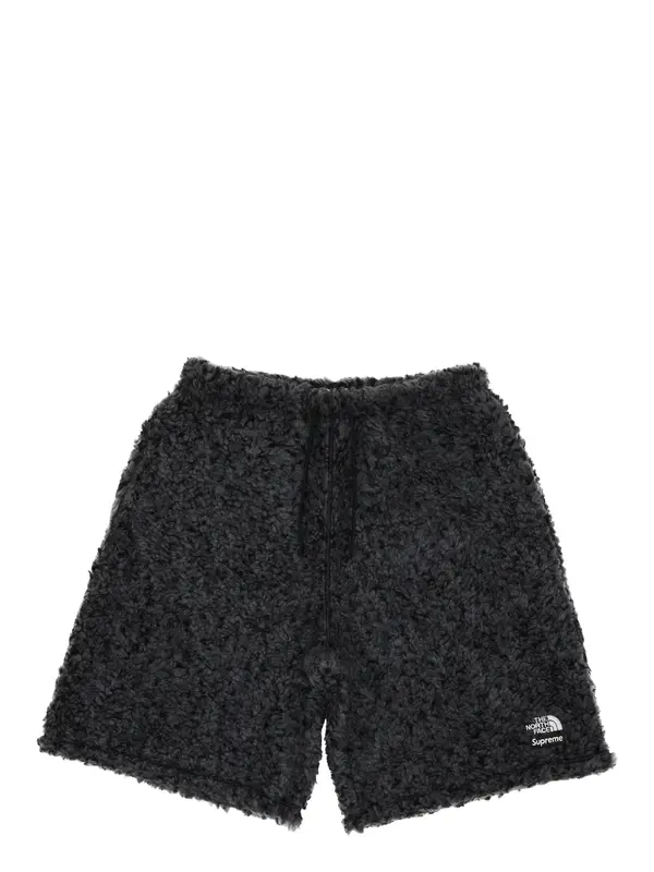 Supreme X The North Face Fleece Shorts - Black