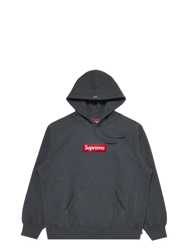 Supreme Box Logo Hooded Sweatshirt - Grey