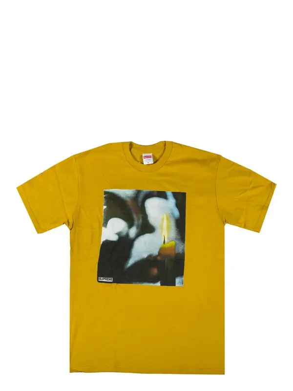 Supreme Candle T-shirt 'mustard - Yellow