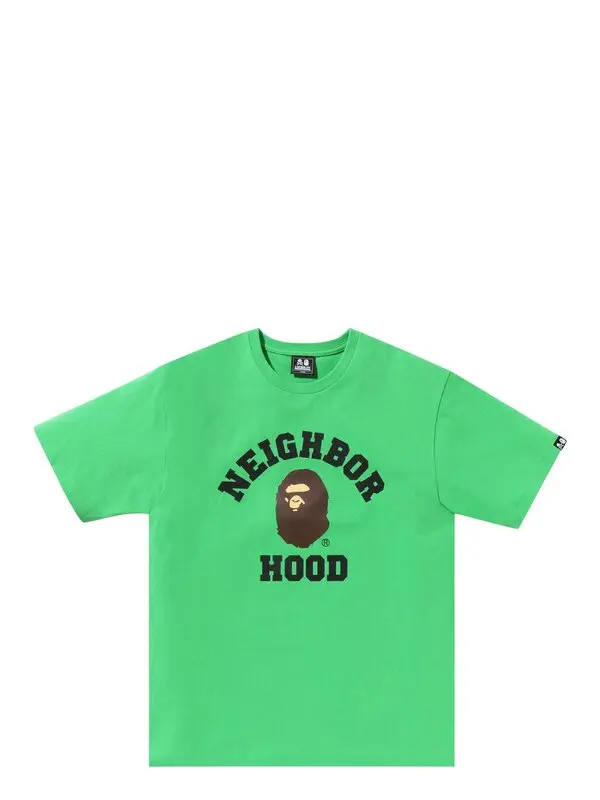 A BATHING APE X Neighborhood Tee - Green