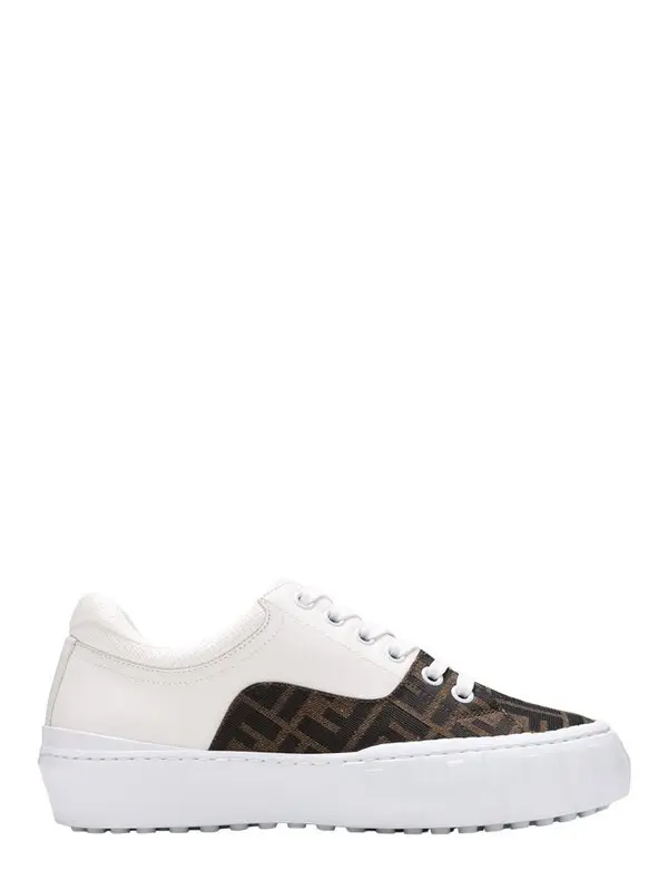 Fendi Force Lace-up Sneaker - White