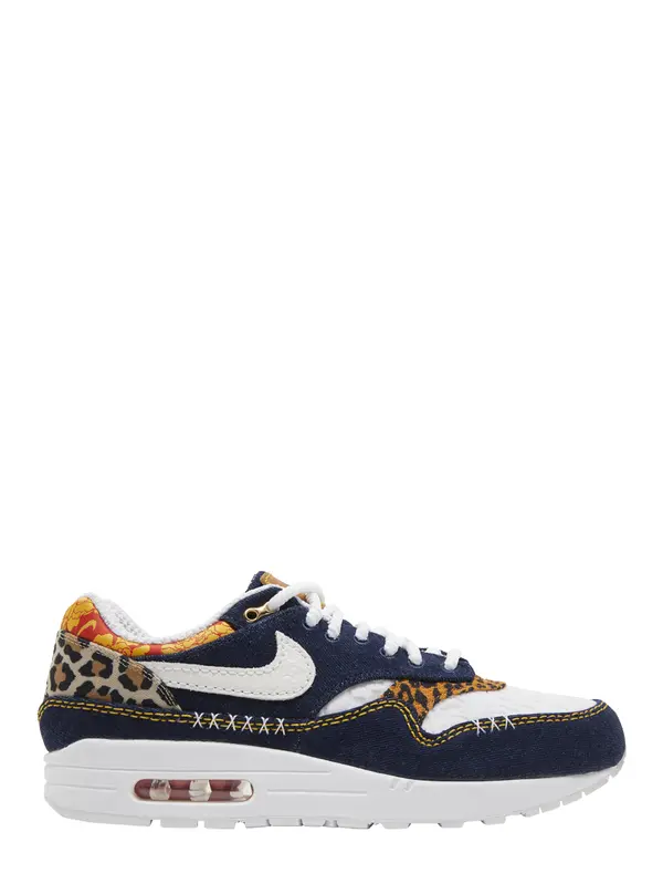 Nike Max 1 Premium 'denim Leopard' Sneakers - Blue
