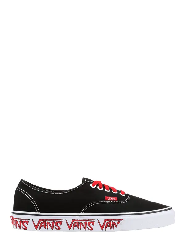 VANS Authentic Sketch Sidewall Sneakers - Red