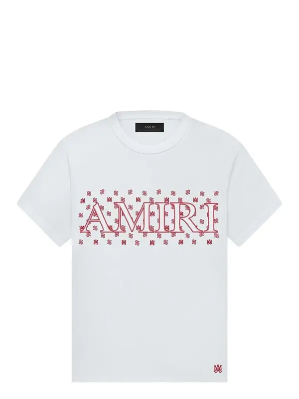 Amiri Ma Paisley Tee - White