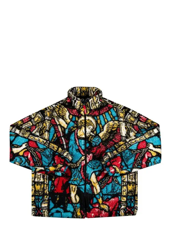 Supreme Saint Michael Fleece Jacket - Multicolor