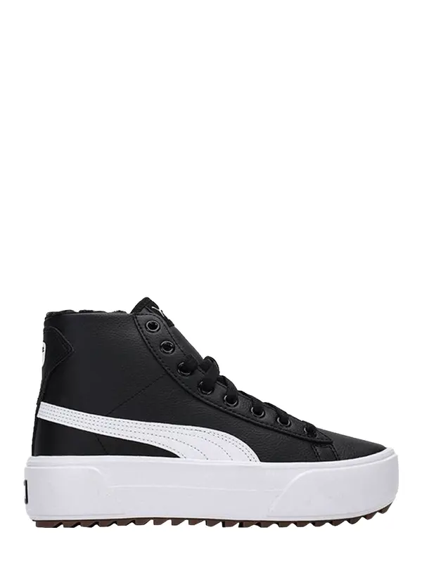PUMA Kaia Mid Fur Sneakers - Black