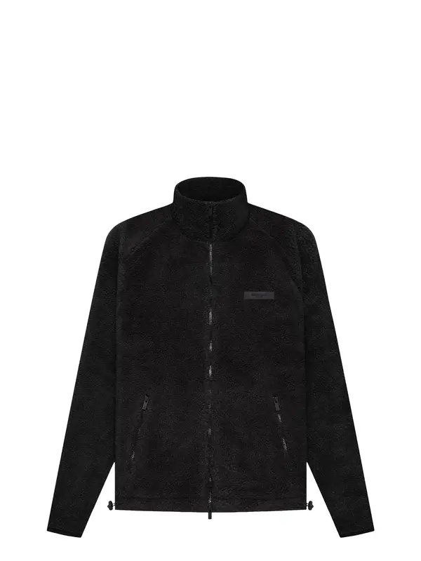 Fear Of God Polar Fleece Zip-up Jacket - Black