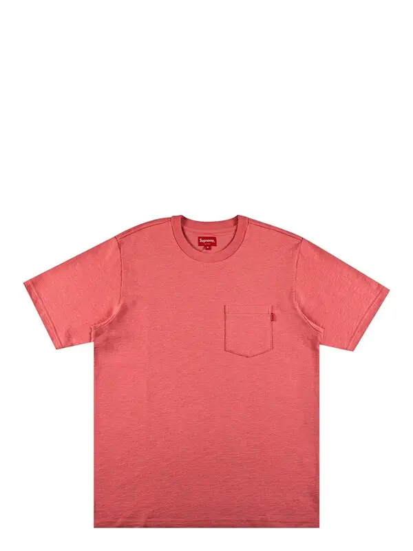 Supreme Short-sleeve Pocket Tee - Pink