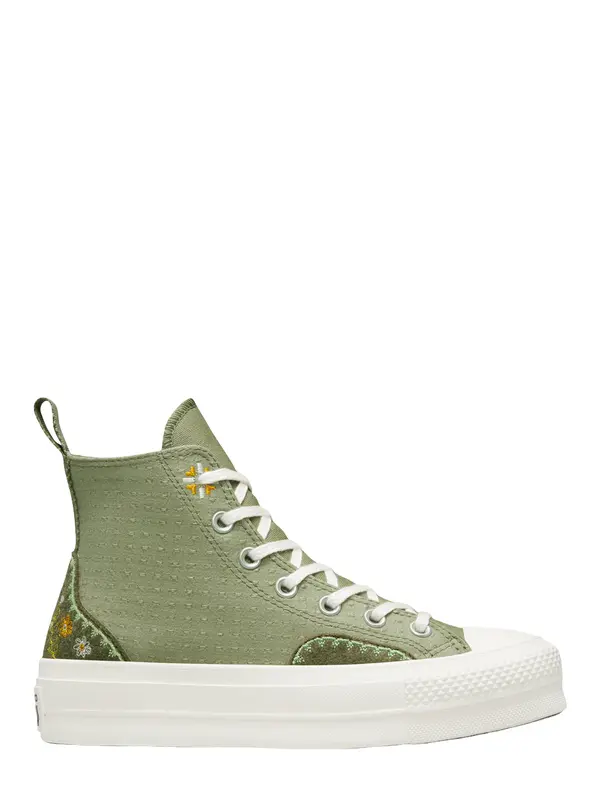 CONVERSE Chuck Taylor All Star Lift Platform High-top Sneakers - Green