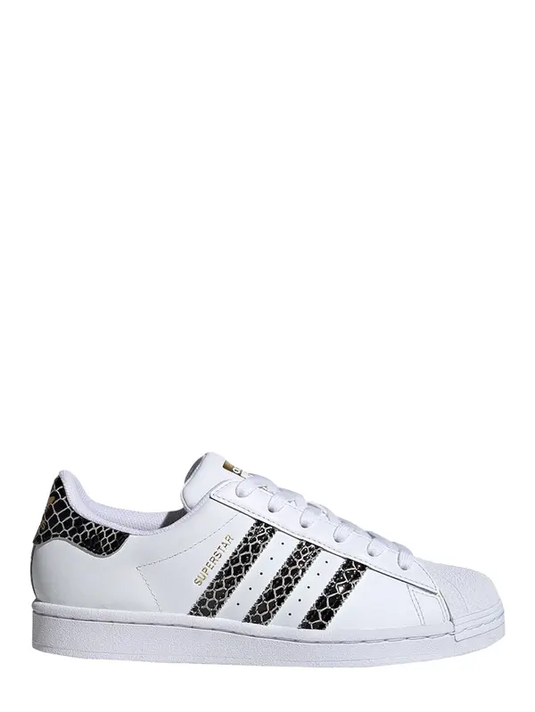 Adidas Superstar Snakeskin Sneakers - White